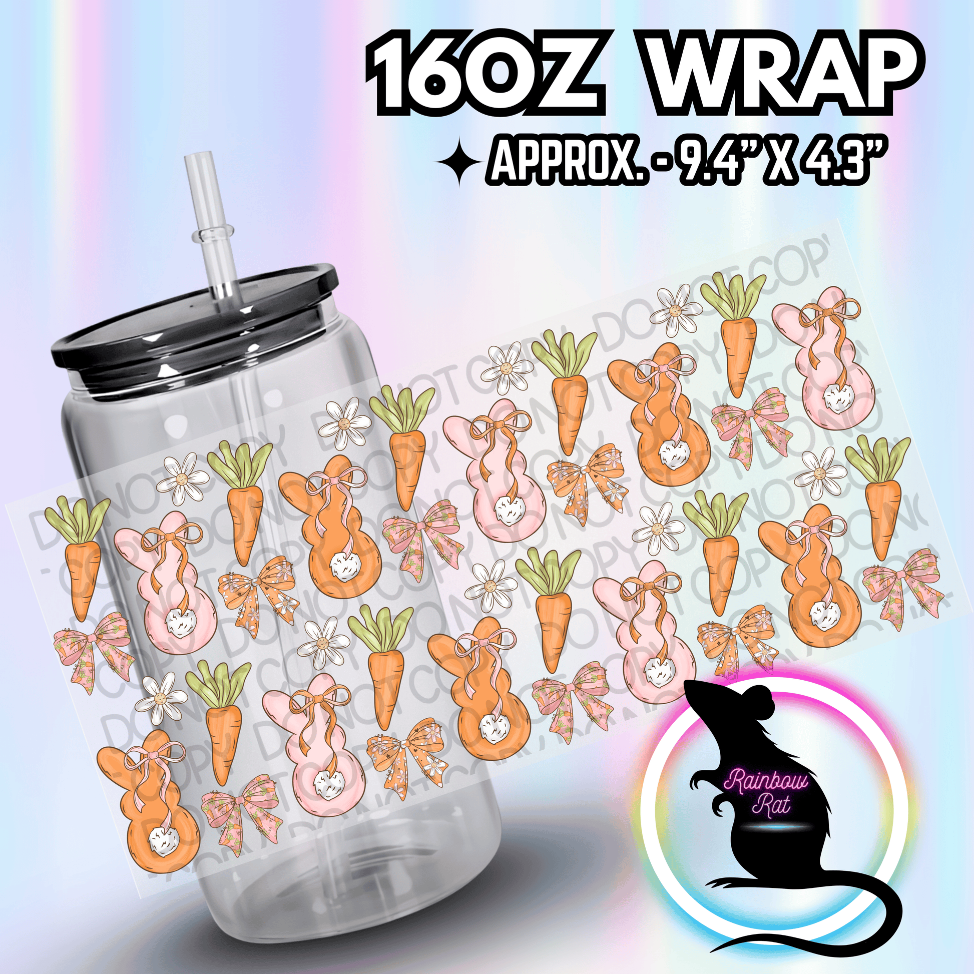 Easter Coquette- Libby Wrap – Glam’er Tough | Rainbow Rat Designs