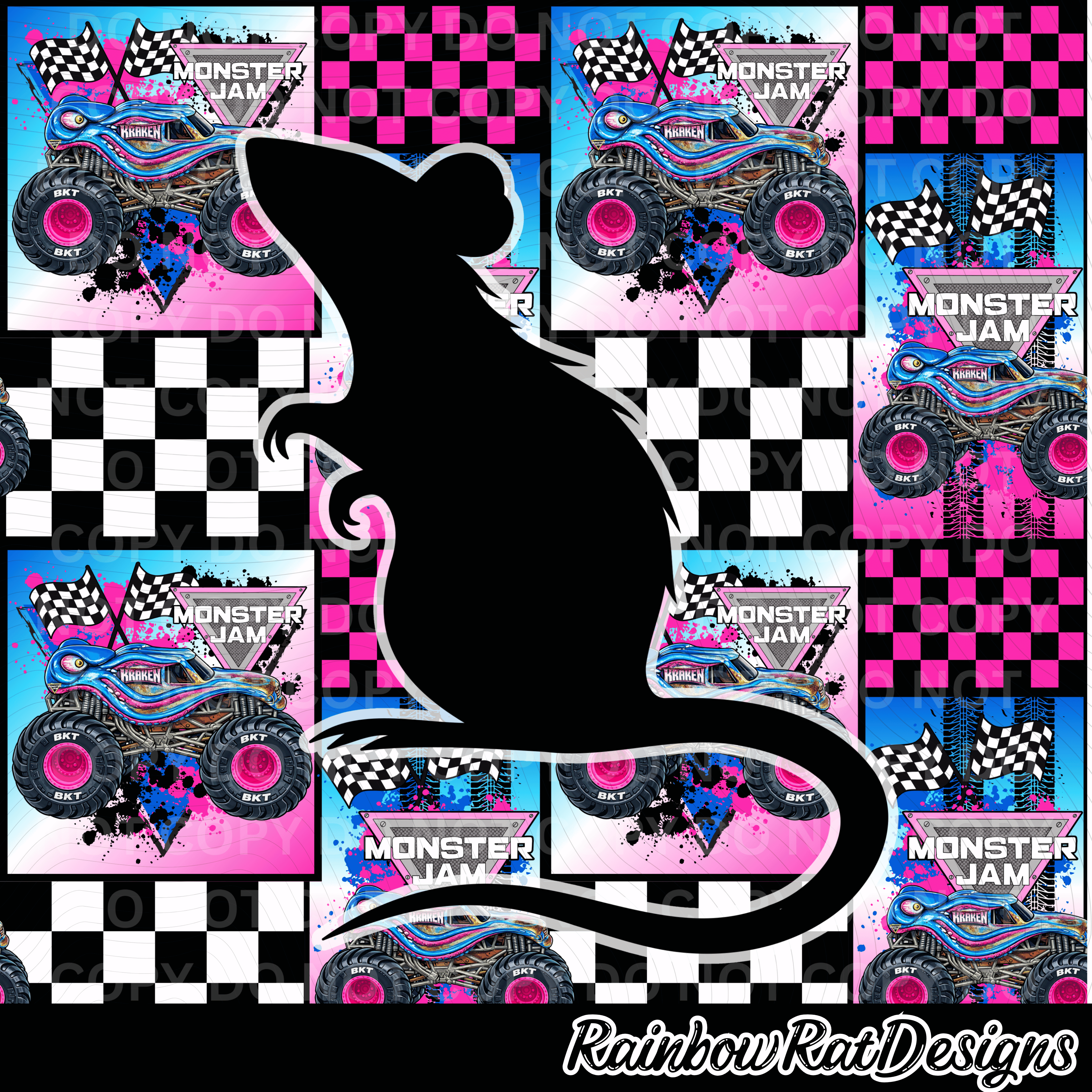 M.Trucks 2.0- Seamless Singles – Glam’er Tough | Rainbow Rat Designs