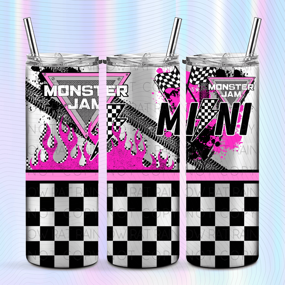 MJ Mini- 20oz Tumbler Wrap Singles – Glam’er Tough | Rainbow Rat Designs