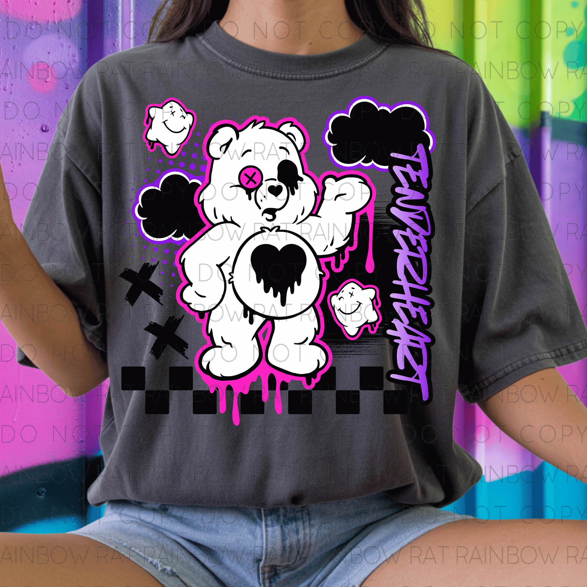CG Bear- PNG Single – Glam’er Tough | Rainbow Rat Designs